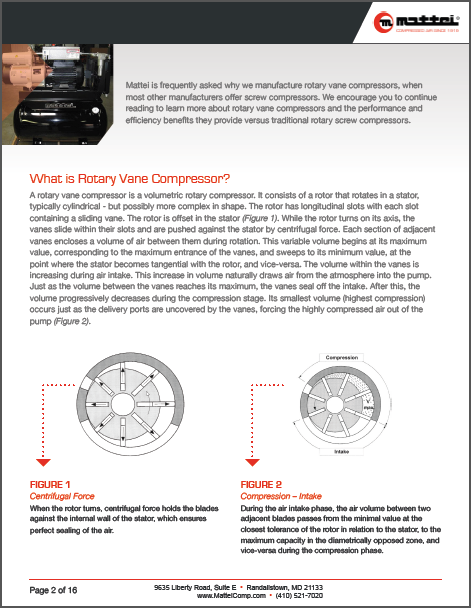 LONG TERM ENERGY AND FINANCIAL BENEFITS OF ROTARY VANE COMPRESSORS